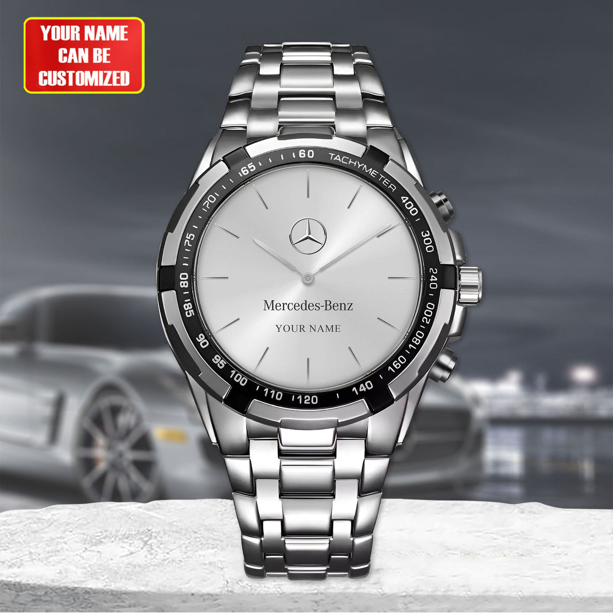 Personalized Merc Silver Quartz Watch P300504 – Gearprints
