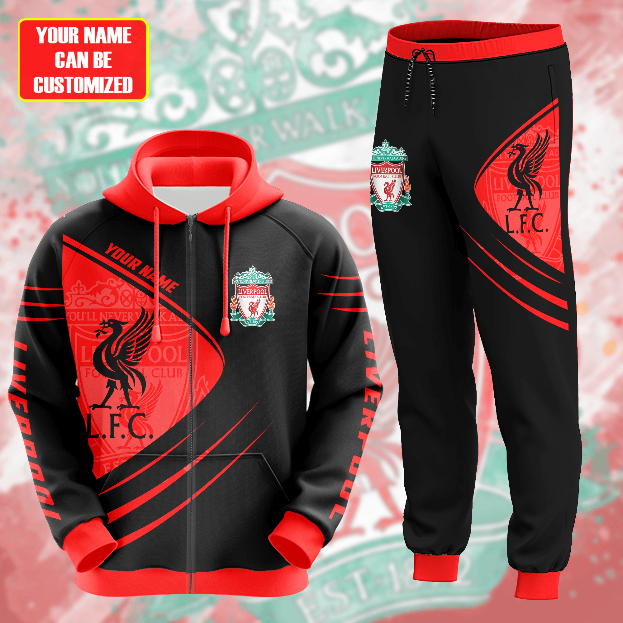 Personalized LFC 3D All over Printed Hoodie and Sweatpants set – Gearprints