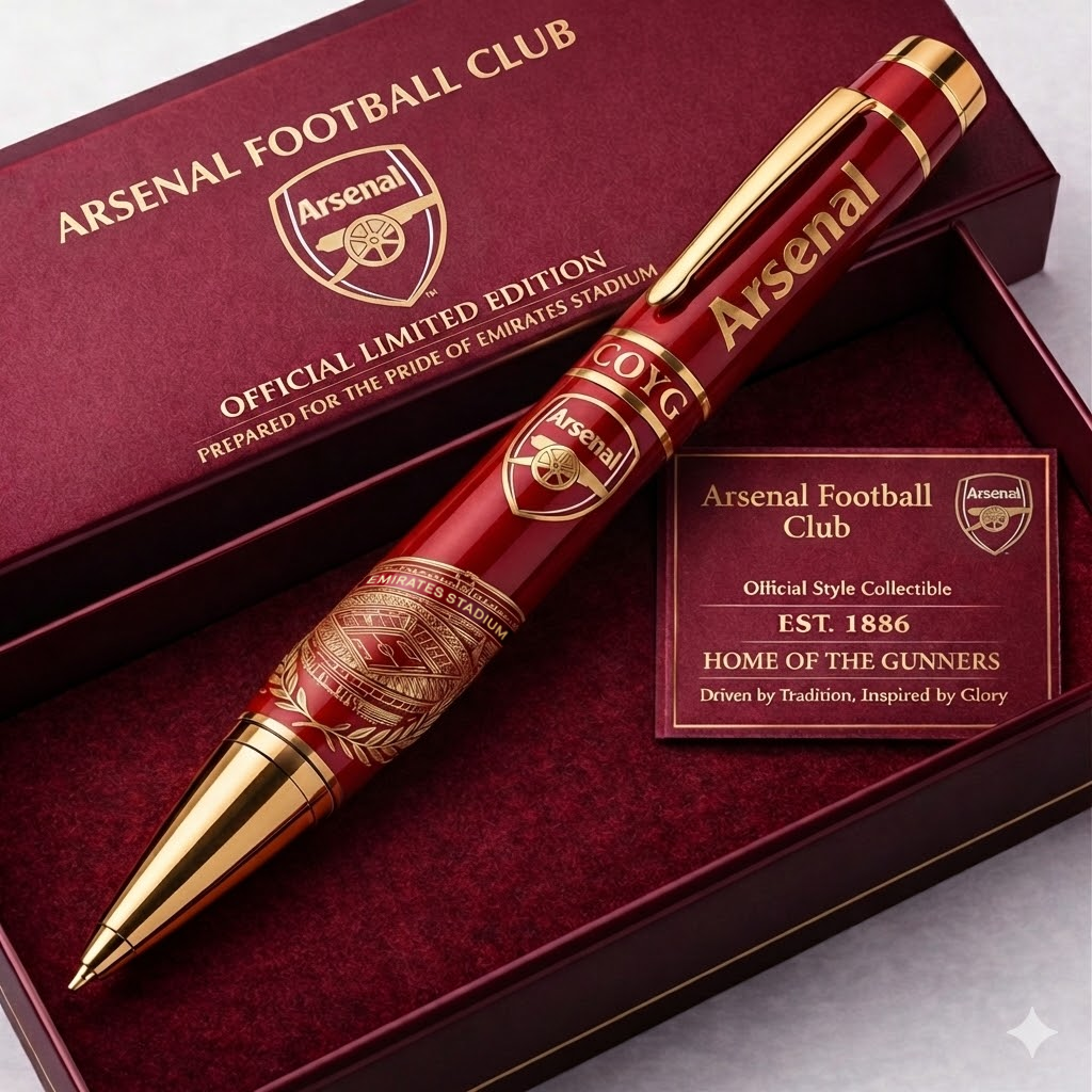Arsenal FC Stadium Limited Edition Ballpoint Pen – Gearprints