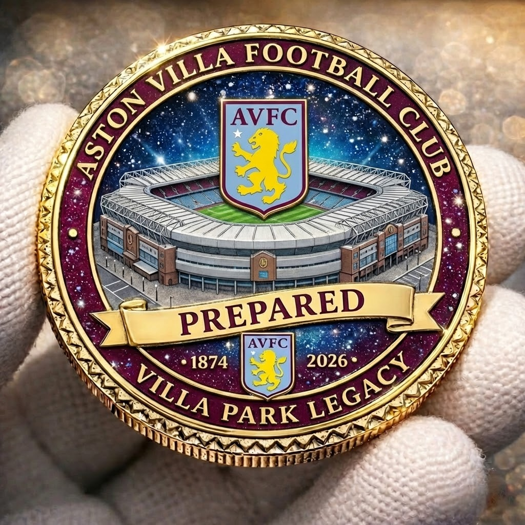 AVFC Football Club Home Commemorative Coin – Gearprints